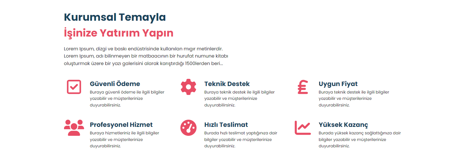 Kurumsal5 Teması - Kurulum ve Kullanım